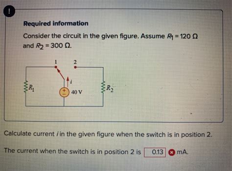 solved required information consider the circuit in the