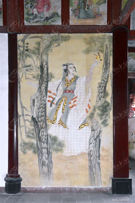 青羊宫唐代女道士鱼玄机壁画高清图片下载 红动中国