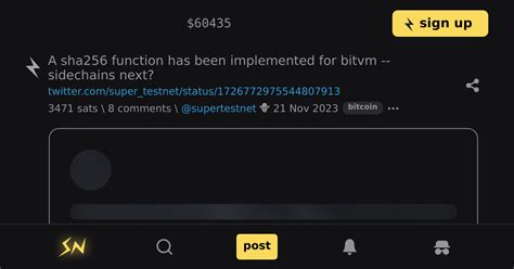 A Sha256 Function Has Been Implemented For Bitvm Sidechains Next Stacker News ~bitcoin