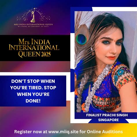 Mrs India International Queen Finalist Mrs Prachi Singh Mrs India International Queen