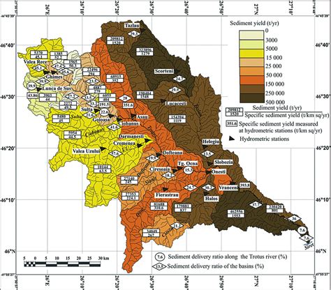 Sediment Yield And Sediment Delivery Ratio Map Download Scientific Diagram