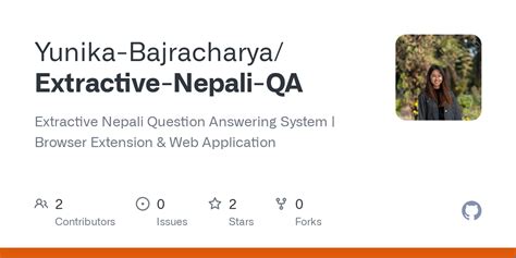 GitHub Yunika Bajracharya Extractive Nepali QA