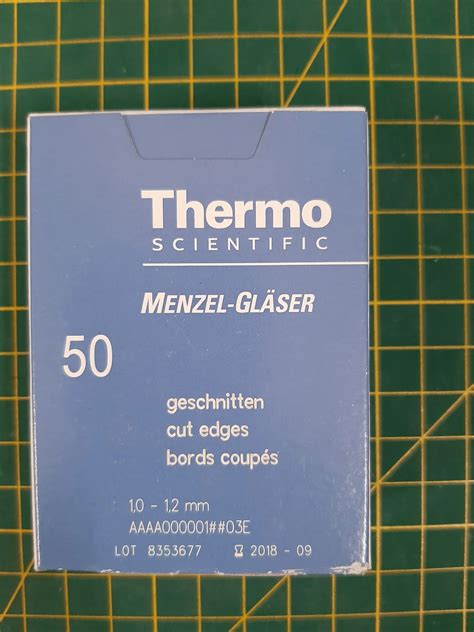 Glass Microscope Slides With Plain Cut Edges Thermo Scientific™ Made