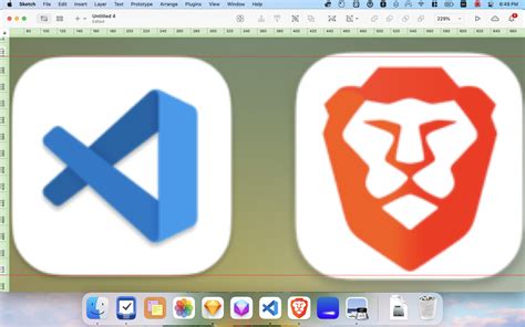Brave Icon For Macos Is Not Correctly Aligned With The Other Icons