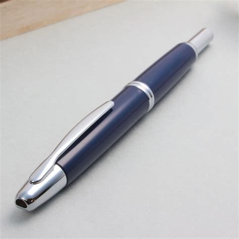 Ua ️ Перова ручка Pilot Capless Rhodium Trims Синя з висувним пером Ціна купити Перова