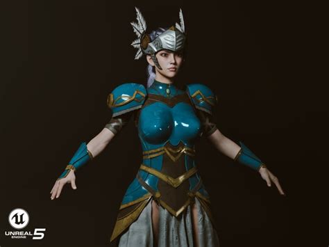 create 3d character for unreal engine and vtuber by mardaliza96 fiverr