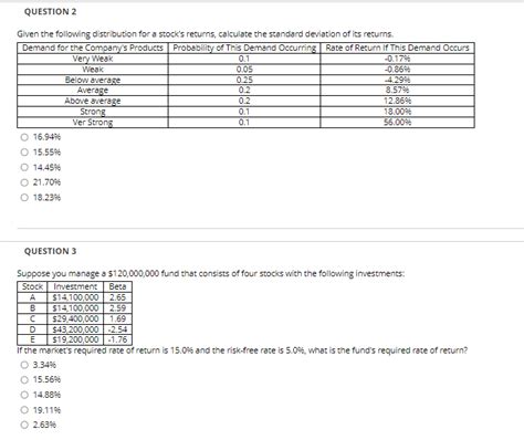 Solved Question 2given The Following Distribution For A