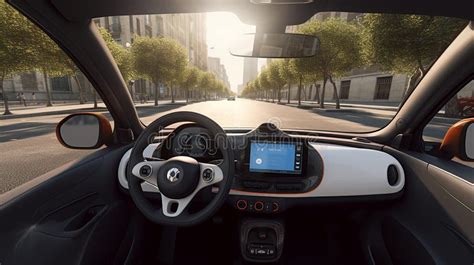 Car Driving Generative Ai Stock Illustration Illustration Of Panel