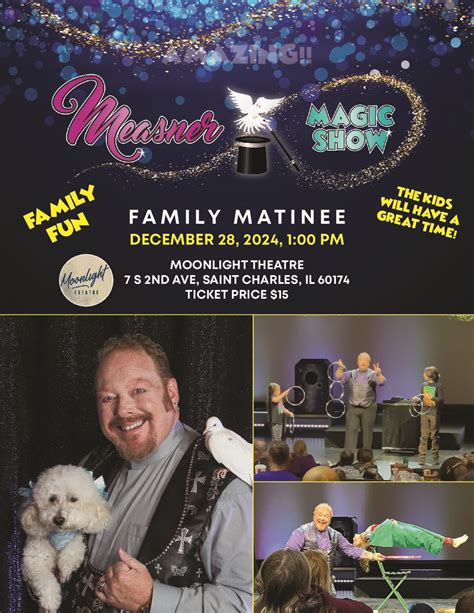 John Measner Magic Show Matinee Moonlight Theatre