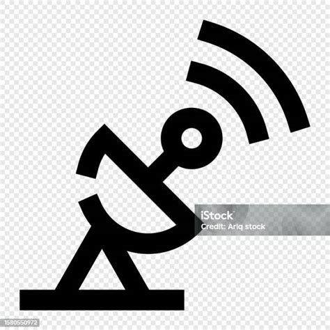 레이더 아이콘입니다 인터넷 기술 개념입니다 선 스타일의 아이콘 10에 대한 스톡 벡터 아트 및 기타 이미지 10 게이트 경찰관 Istock