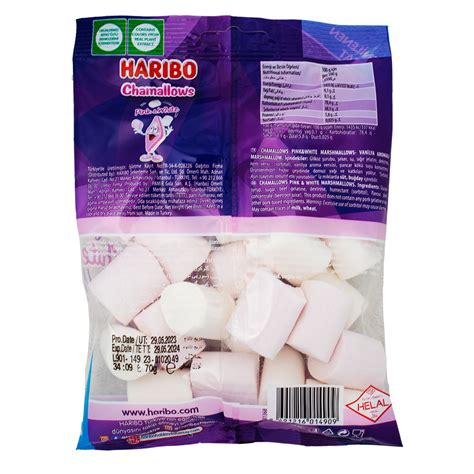 Haribo Halal Chamallows Pink And White 70g Candy Funhouse Candy