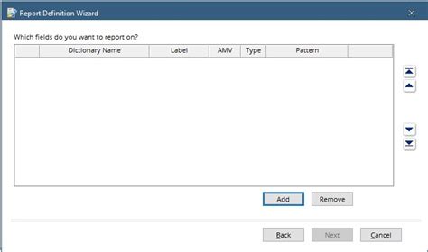 reporting report definition wizard directline knowledgebase
