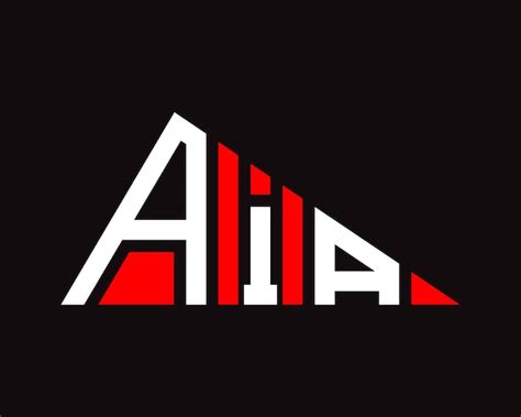 Premium Vector Triangle Shape Aia Letter Logo Design