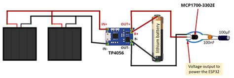 Power Esp32esp8266 With Solar Panels And Battery Random Nerd Tutorials