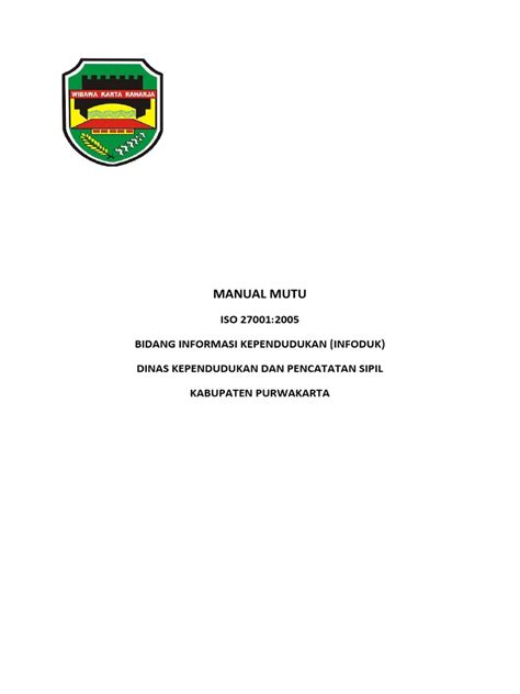 Isms Scope Document Purwakarta Pdf