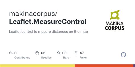 Github Makinacorpusleafletmeasurecontrol Leaflet Control To Mesure Distances On The Map