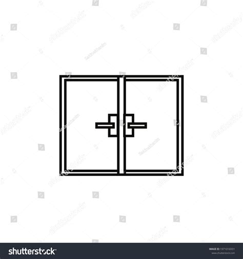 Window Linear Icon Symbol Logo Stock Illustration 1971016931 Shutterstock
