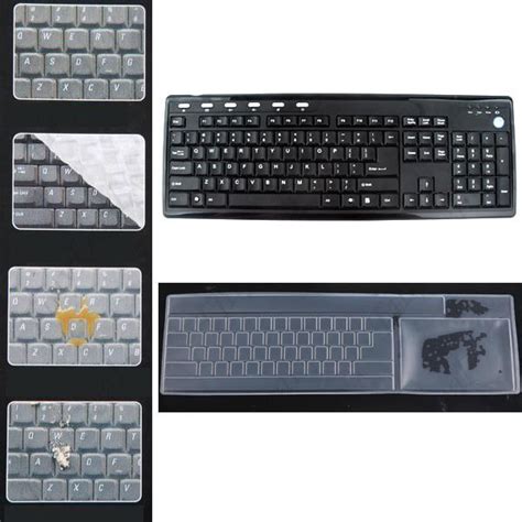 Universal Desktop Keyboard Cover Skin Protector Protective Film For Computer Pc Computer Covers