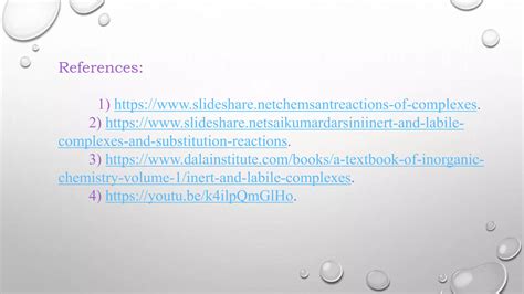 Labile And Inert And Substitution Reactions In Octahedral Complexes Pptx