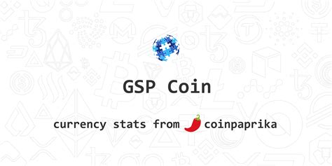Gsp Coin Gspc Price Live Chart Index Market Cap Coinpaprika