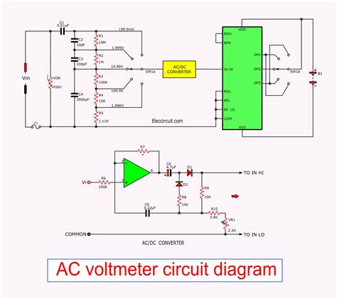 Multimeter Internal Circuit Diagram