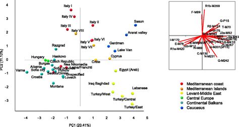 Plot Of The Two First Coordinates From Principal Component Analysis