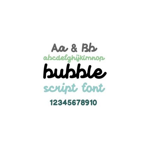Bubble Script Font