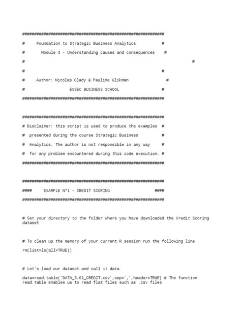 R Script Module 3 Pdf Regression Analysis Statistical Analysis