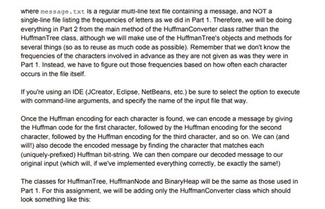Solved Huffman Encoder Part 2 Encoding Decoding In This Two Chegg