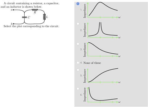 Solved A Circuit Containing A Resistor A Capacitor And An Chegg Com