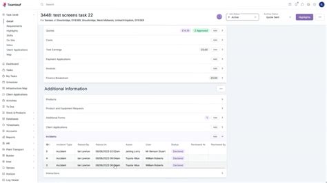 how to report an incident teamleaf tutorial
