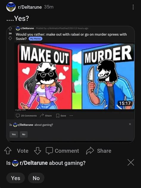 Yes R Deltarune