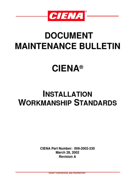 009 2002 230 Installation Workmanship Standards Pdf Copyright
