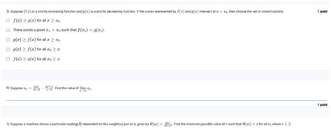 Solved 5 Suppose F X Is A Strictly Increasing Function And