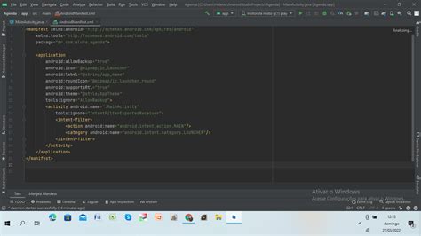 erro ao configurar a activity android parte 1 crie um app mobile