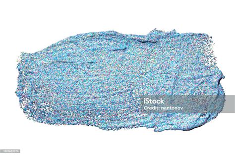 흰색 배경에 분리 된 반짝이와 파란색 브러시 스트로크 파란색 추상 적 스트로크 다채로운 수채화 브러시 스트로크 0명에 대한 스톡 사진 및 기타 이미지 Istock