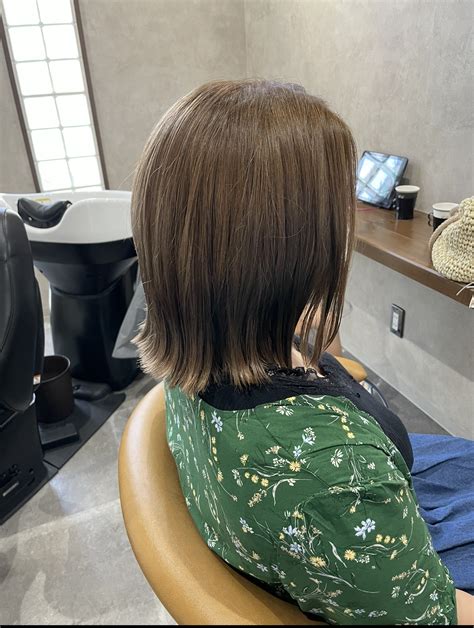 ブリーチで作る透明感のあるベージュ 横浜鶴ヶ峰美容室 Enx