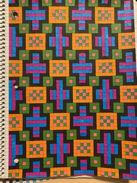 Pin On Graph Paper Doodles Graph Paper Art Graph Paper Designs
