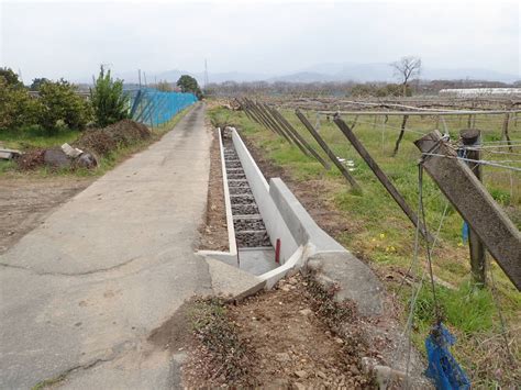 用水路改修工事 株式会社ヤマド 福岡県うきは市の土木会社