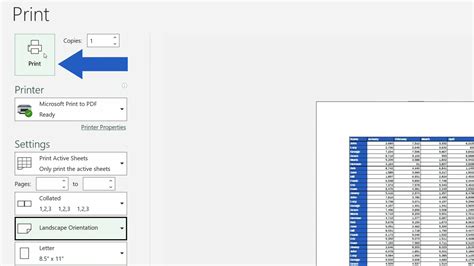 How To Print An Excel Sheet On One Page