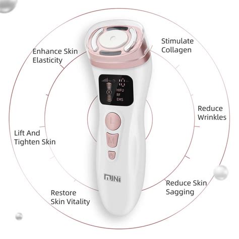 Мини Hifu машина Ултразвук Rf Ems Устройство за красота на лицето Масажор за лице Повдигане на