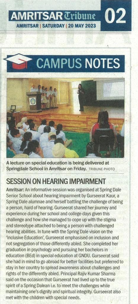 Gurseerat Kaur On Linkedin Had An Incredible Opportunity To Deliver A Seminar On Disabilities And