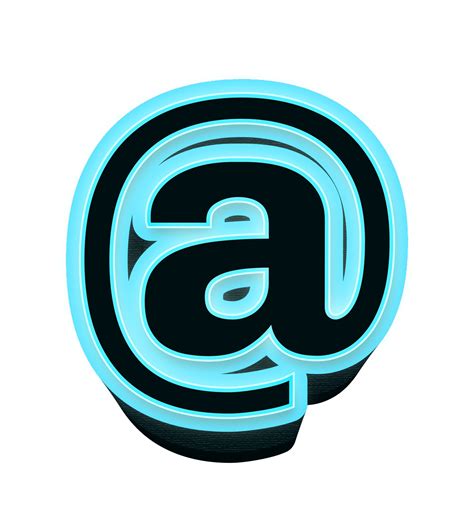 3d Neon Symbol 22980003 Png