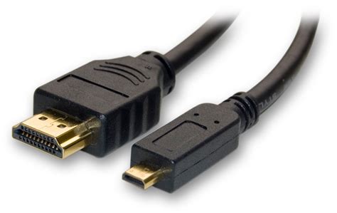 Hdmi Cable 19 Pin Hdmi Male To Micro Hdmi Male Black 2m