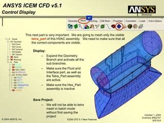 ICEM CFD Hybrid Meshing Tutorial Presentation PPT Computing Technology Computing