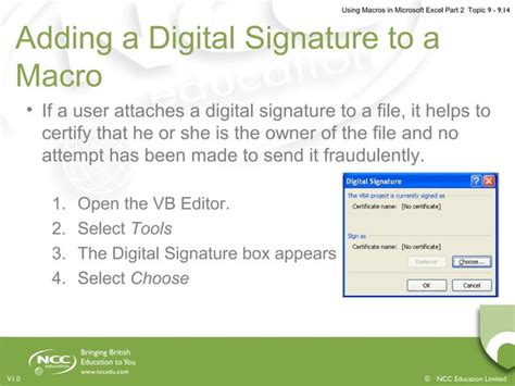 Using Macros In Microsoft Excel Part 2 Ppt