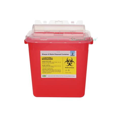 China 2 Gallon Shake Lid Sharps Container Manufacturers Suppliers Factory Good Price