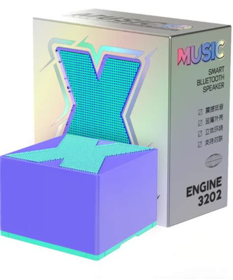 Беспроводная акустика Беспроводная Bluetooth колонка с сабвуфером бирюзовый купить по низким