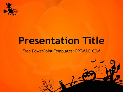 Free Halloween Powerpoint Template Pptmag Powerpoint Templates