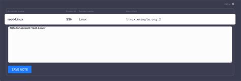 Displaying And Editing Accounts Notes — Fudo Pam 50 User Portal Documentation